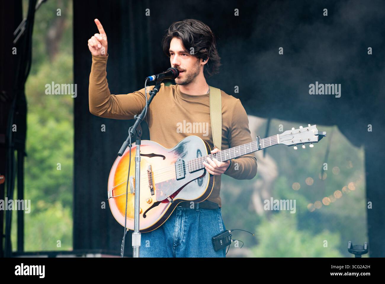 Vincent Lima performs during the Outside Lands music festival at the ...