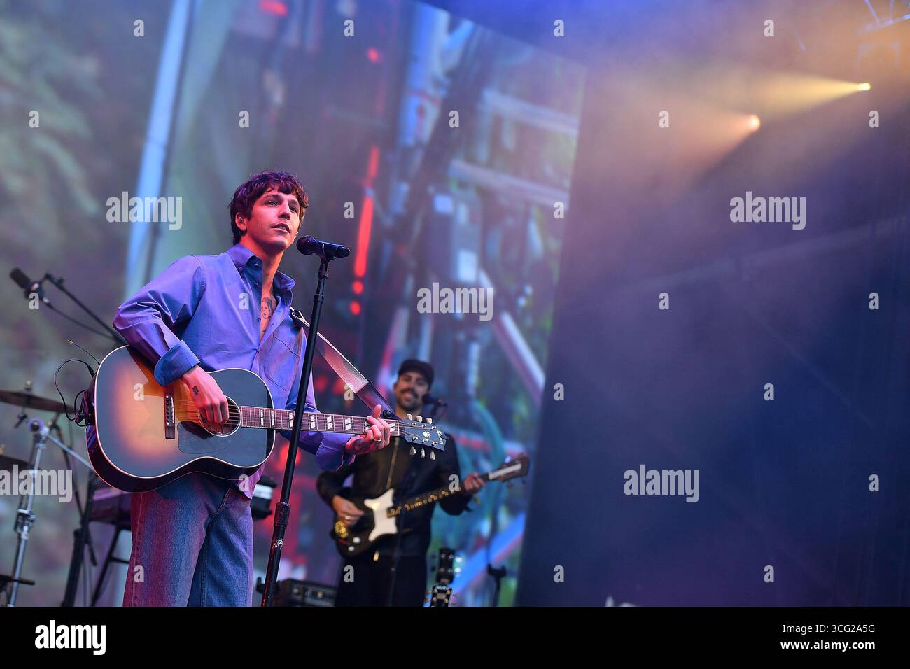 Role Model aka Tucker Pillsbury performs during the Outside Lands music ...
