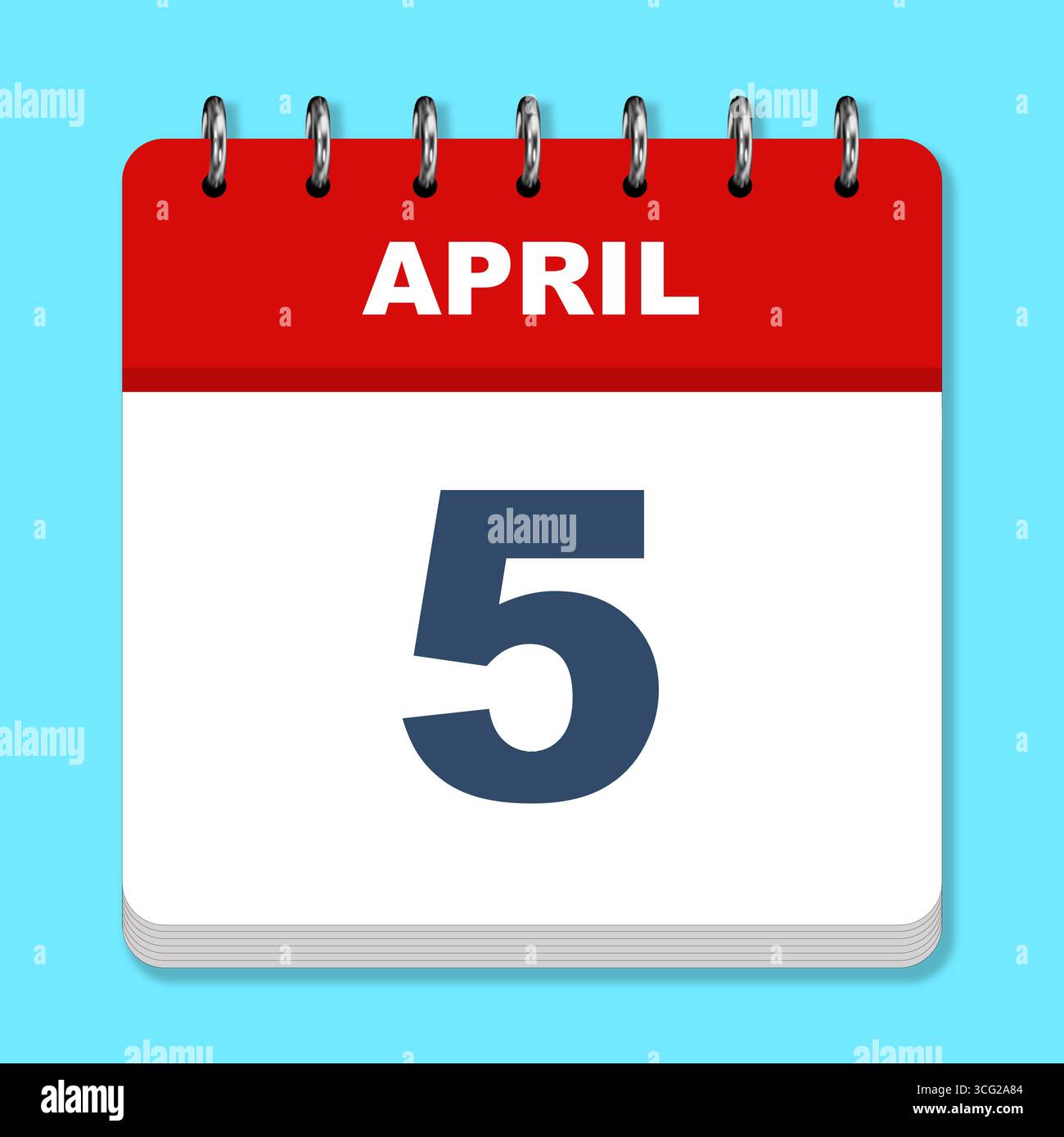 April date day on calendar hi-res stock photography and images - Alamy