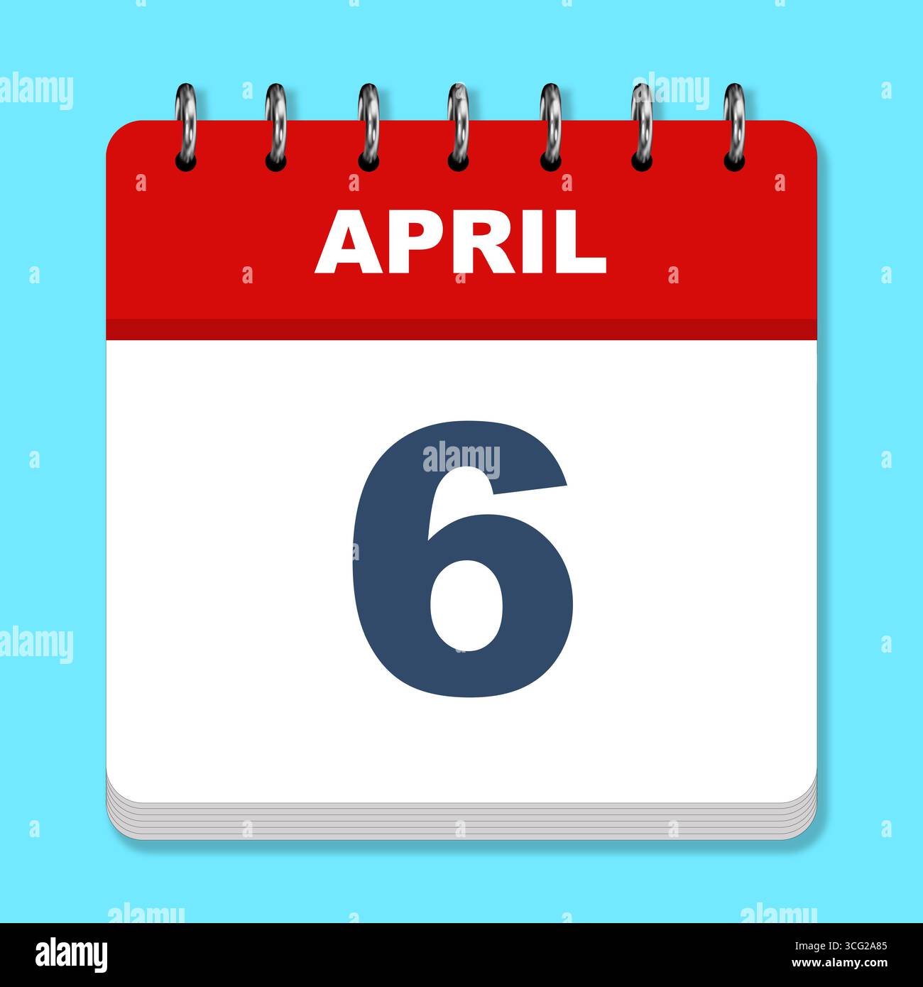 April date day on calendar hi-res stock photography and images - Alamy