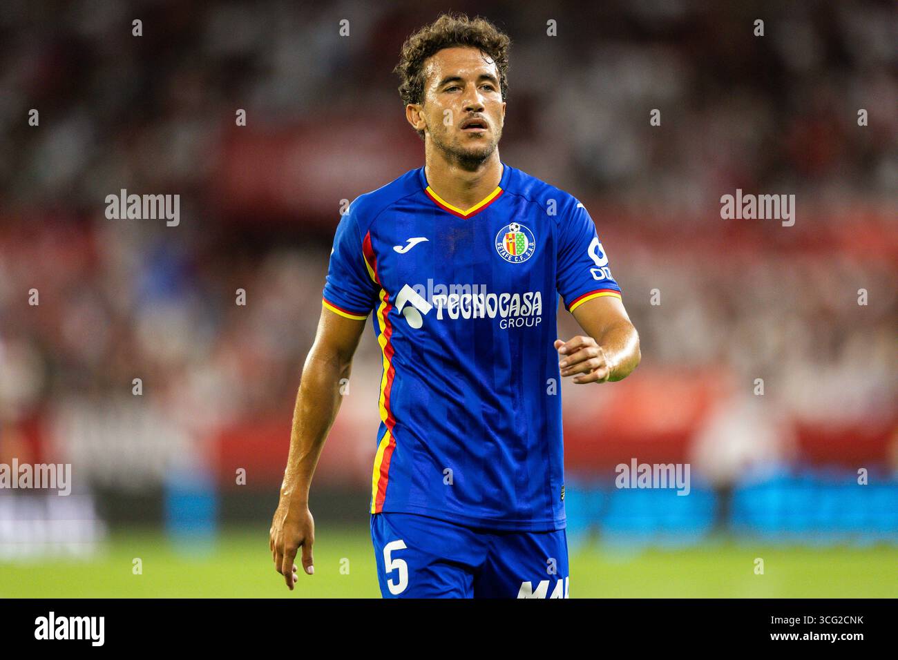 Luis Milla of Getafe CF during the Spanish championship La Liga football match between Sevilla ...
