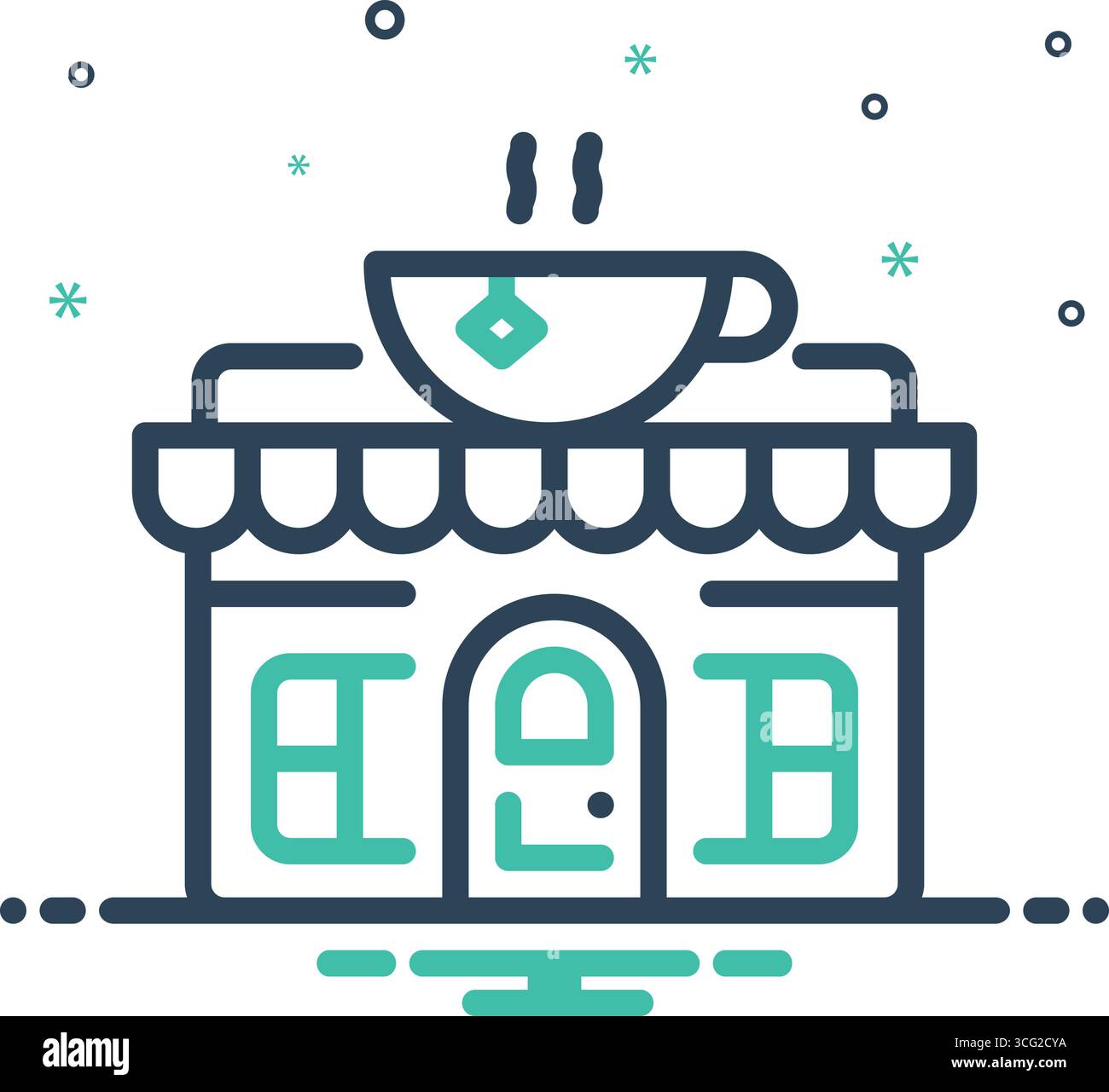 Mess hall cafeteria Stock Vector Images - Alamy