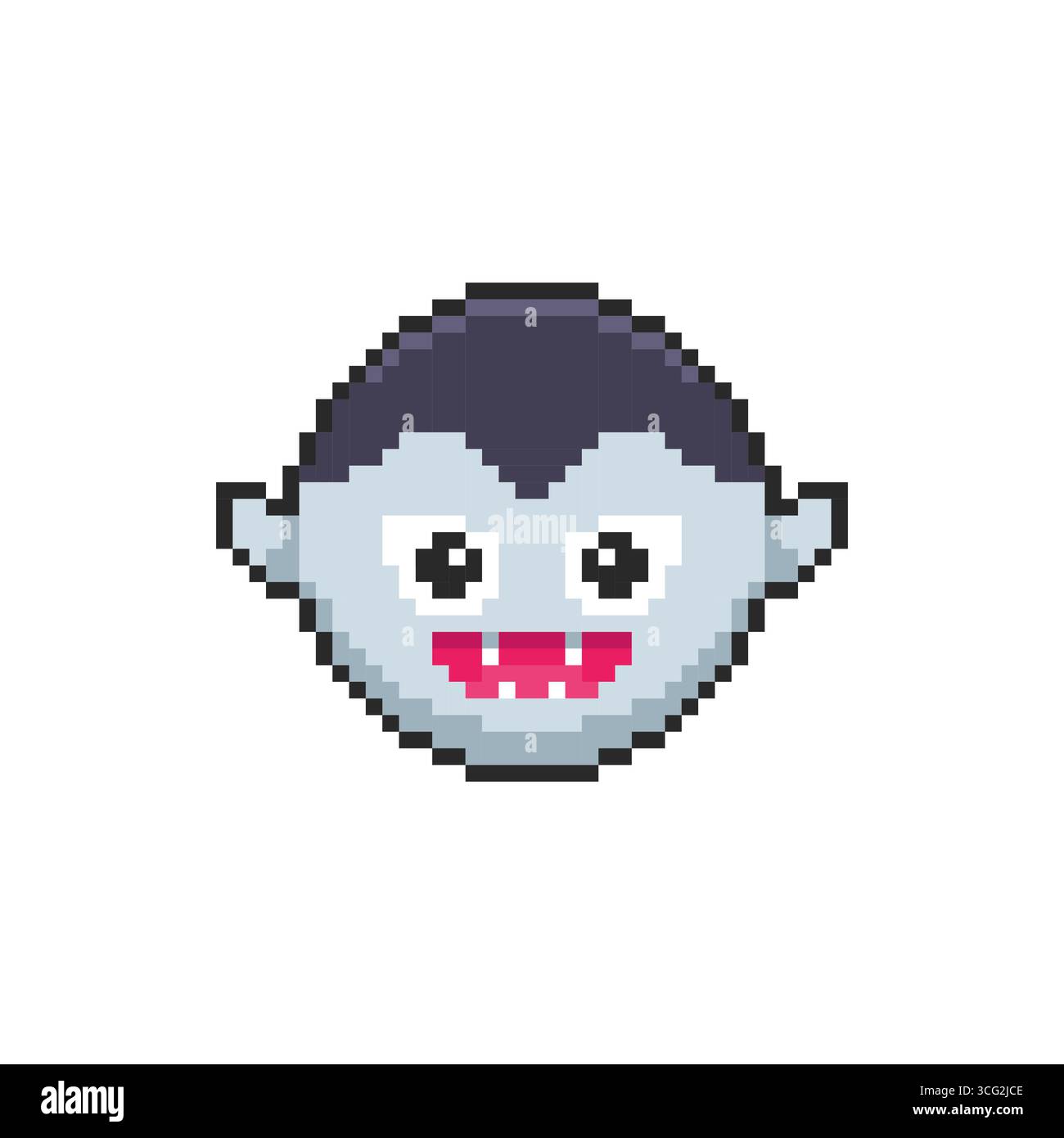 Pixel ghost halloween costume Cut Out Stock Images & Pictures - Alamy