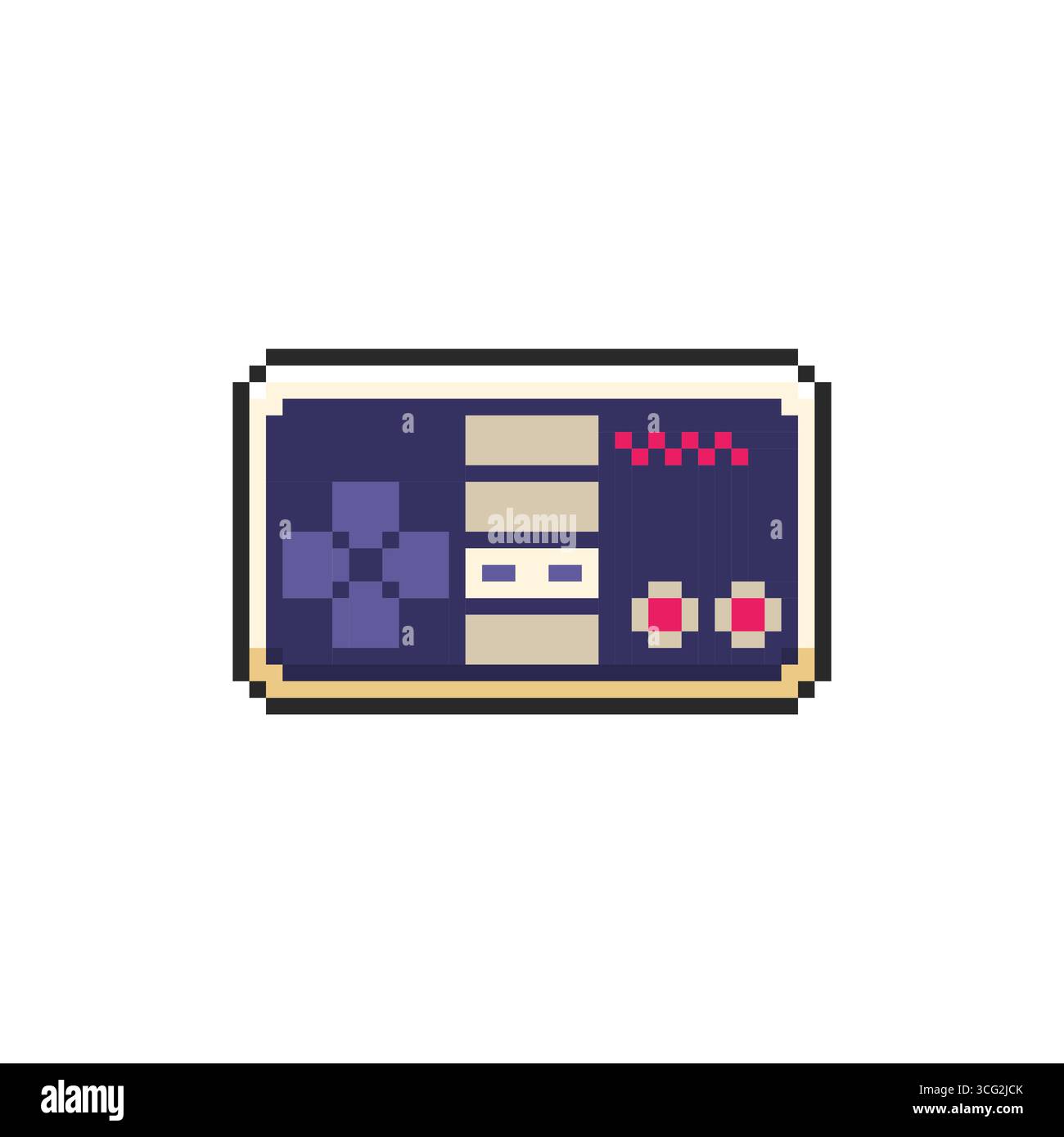 Gamer playing game joystick Stock Vector Images - Alamy