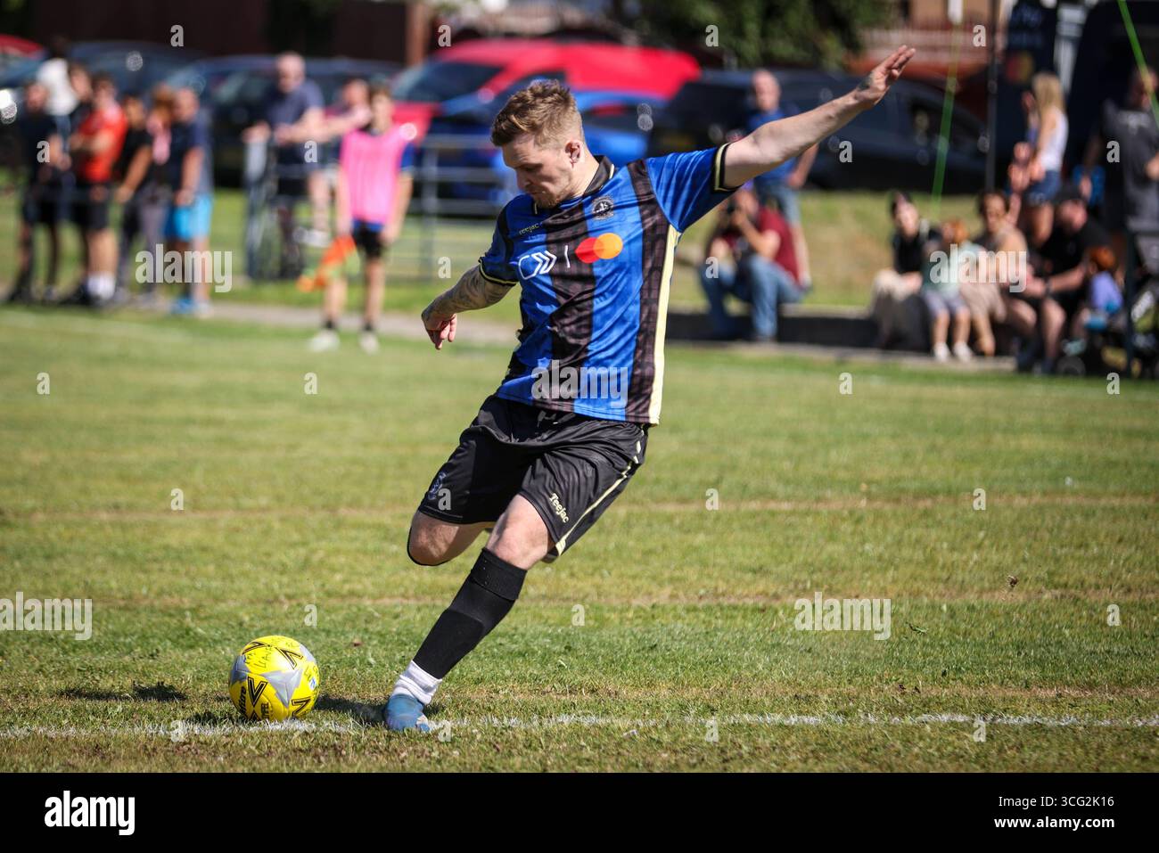 EDITORIAL USE ONLY Match action at CPD Llanfair­pwllgwyngyll­gogery ...