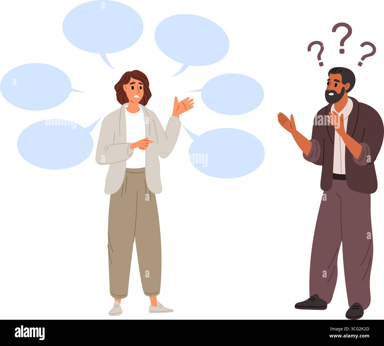 Man doesnt understand woman hi-res stock photography and images - Alamy