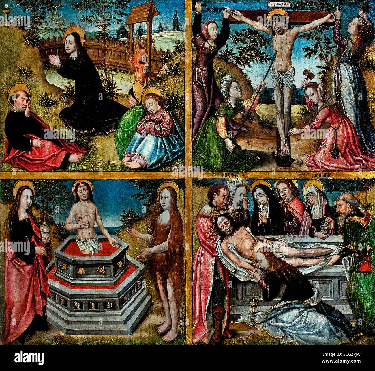 Christ Garden of olives - Christ crucified Virtues' - Christ Fountain ...