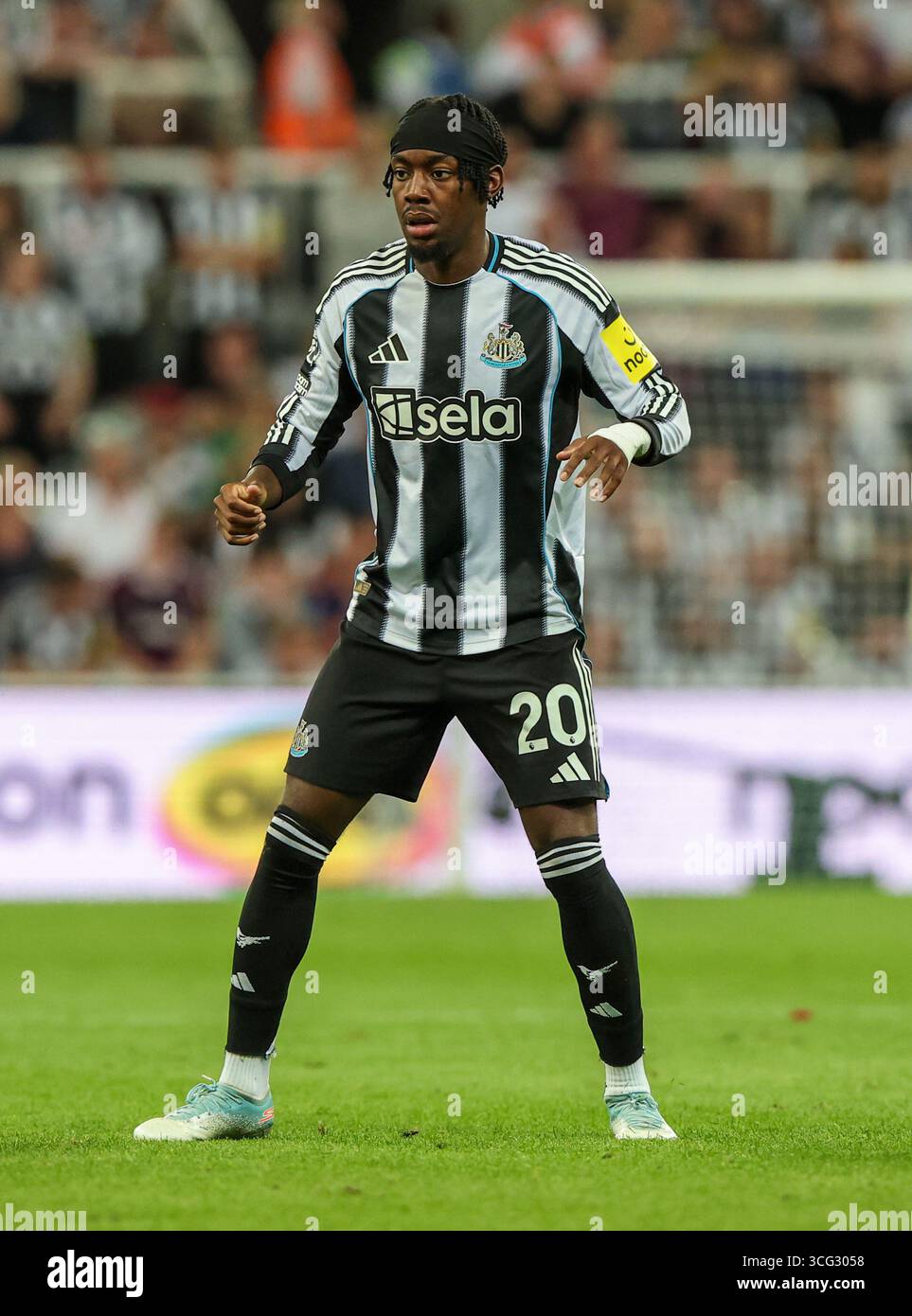 Newcastle Upon Tyne, England, 25th August 2025. Anthony Elanga of ...