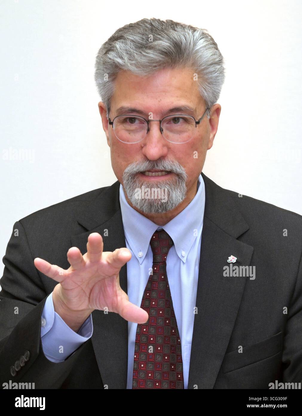 Stephen Hayes Dacus, CEO of Seven & i Holdings, speaks during an ...