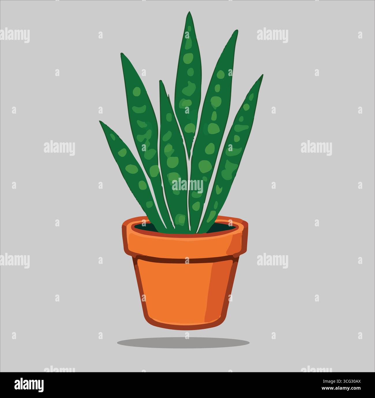 Interior home decor plant Stock Vector Images - Alamy