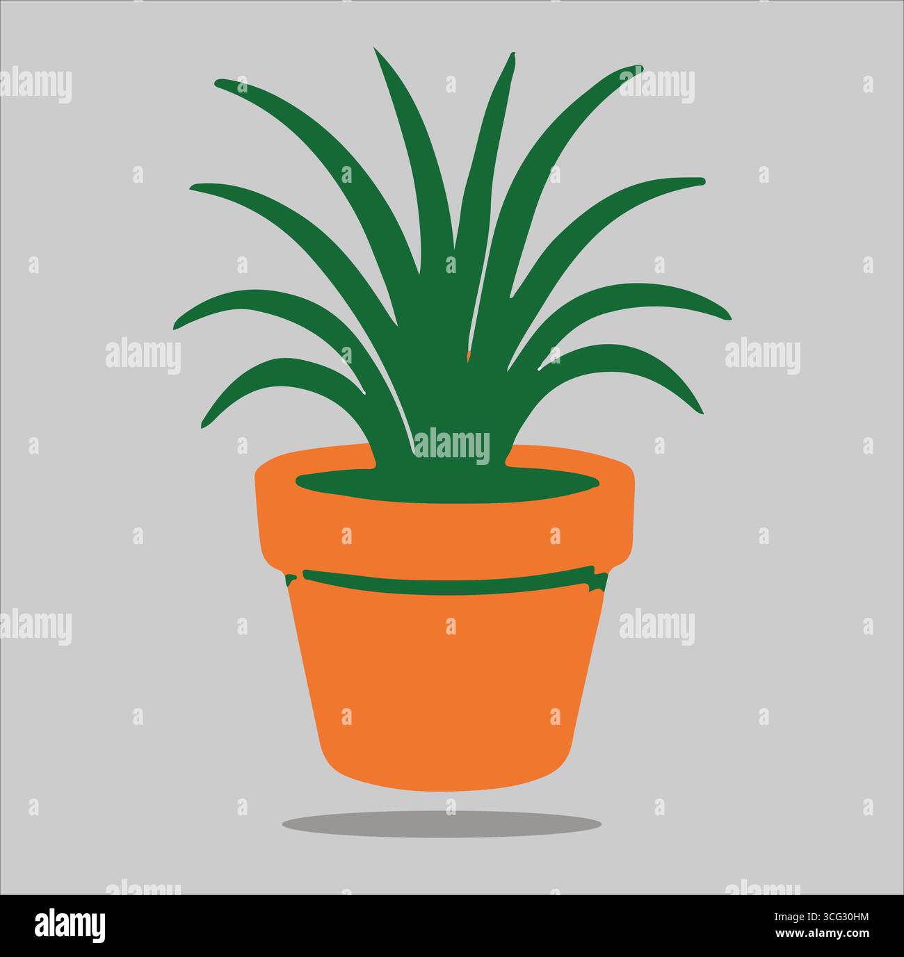 Green house plant in Stock Vector Images - Alamy