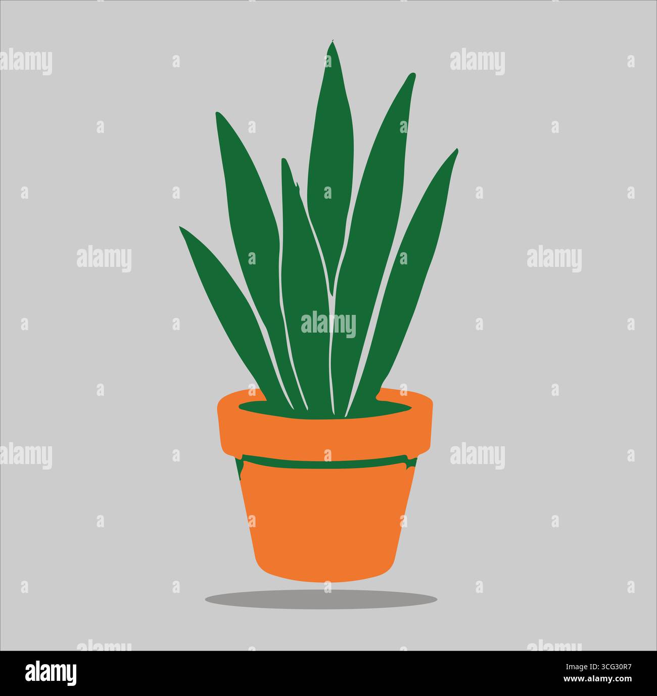 Green house plant in Stock Vector Images - Alamy