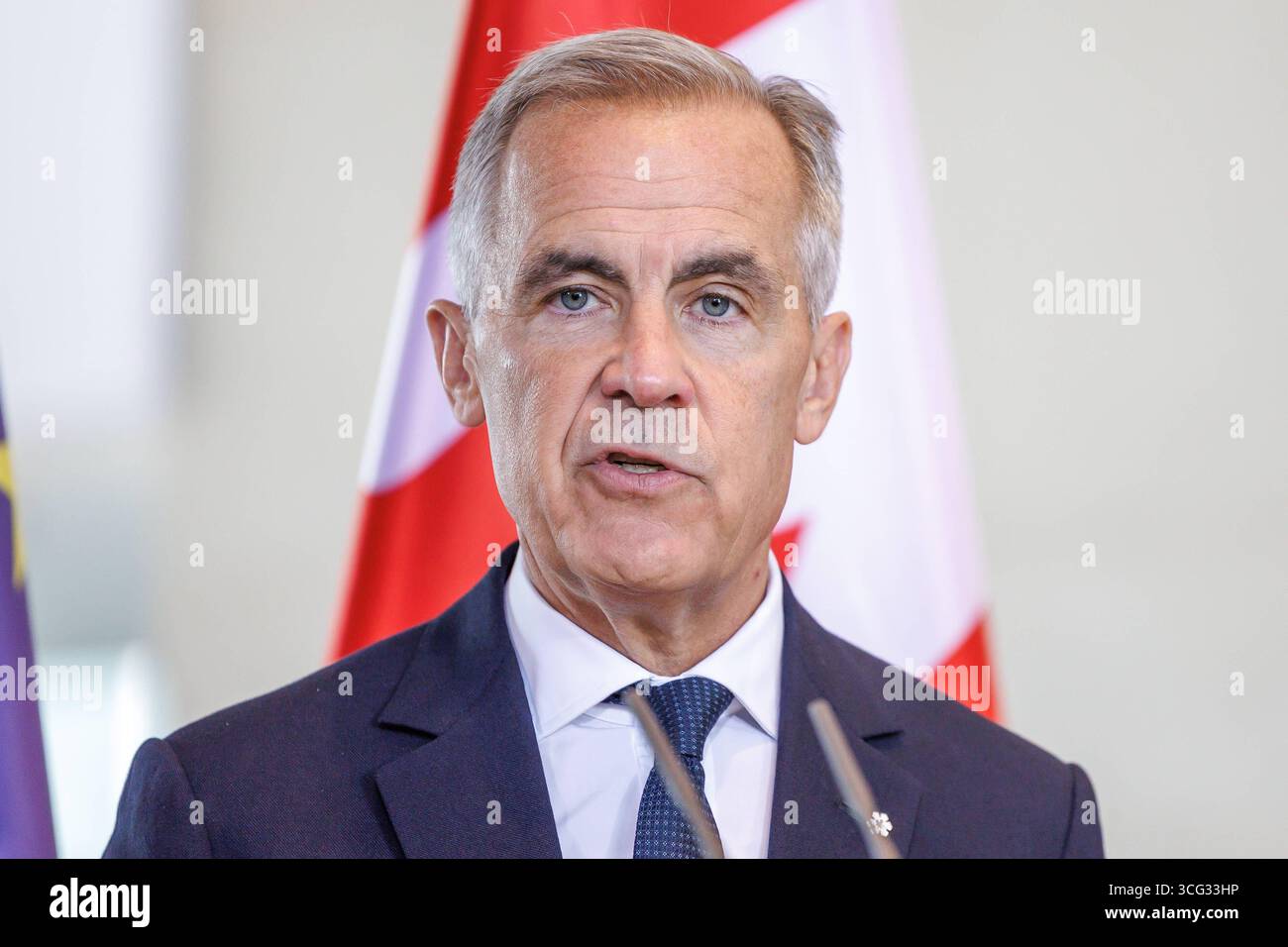 Pressekonferenz des Premierminister von Kanada, Mark Carney, durch ...