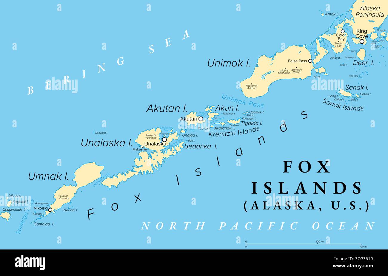 Samalga pass hi-res stock photography and images - Alamy