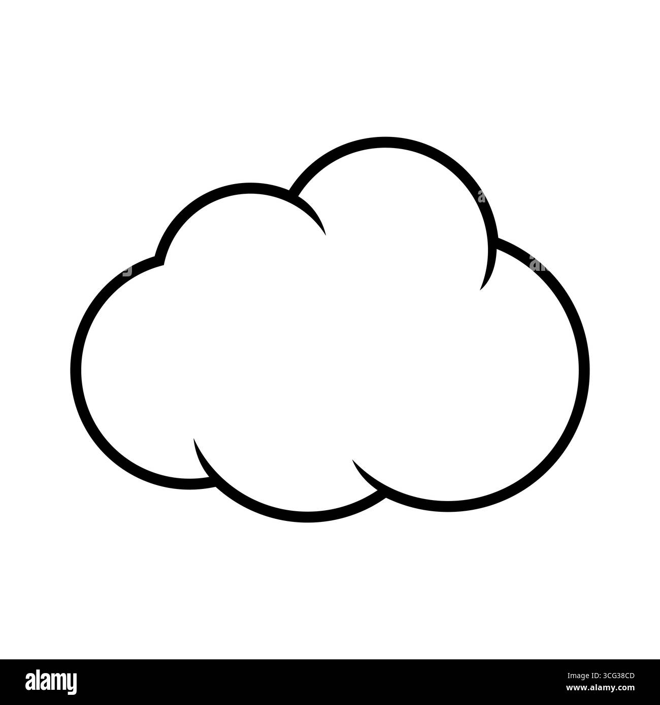 Blue line technology logo design Black and White Stock Photos & Images ...