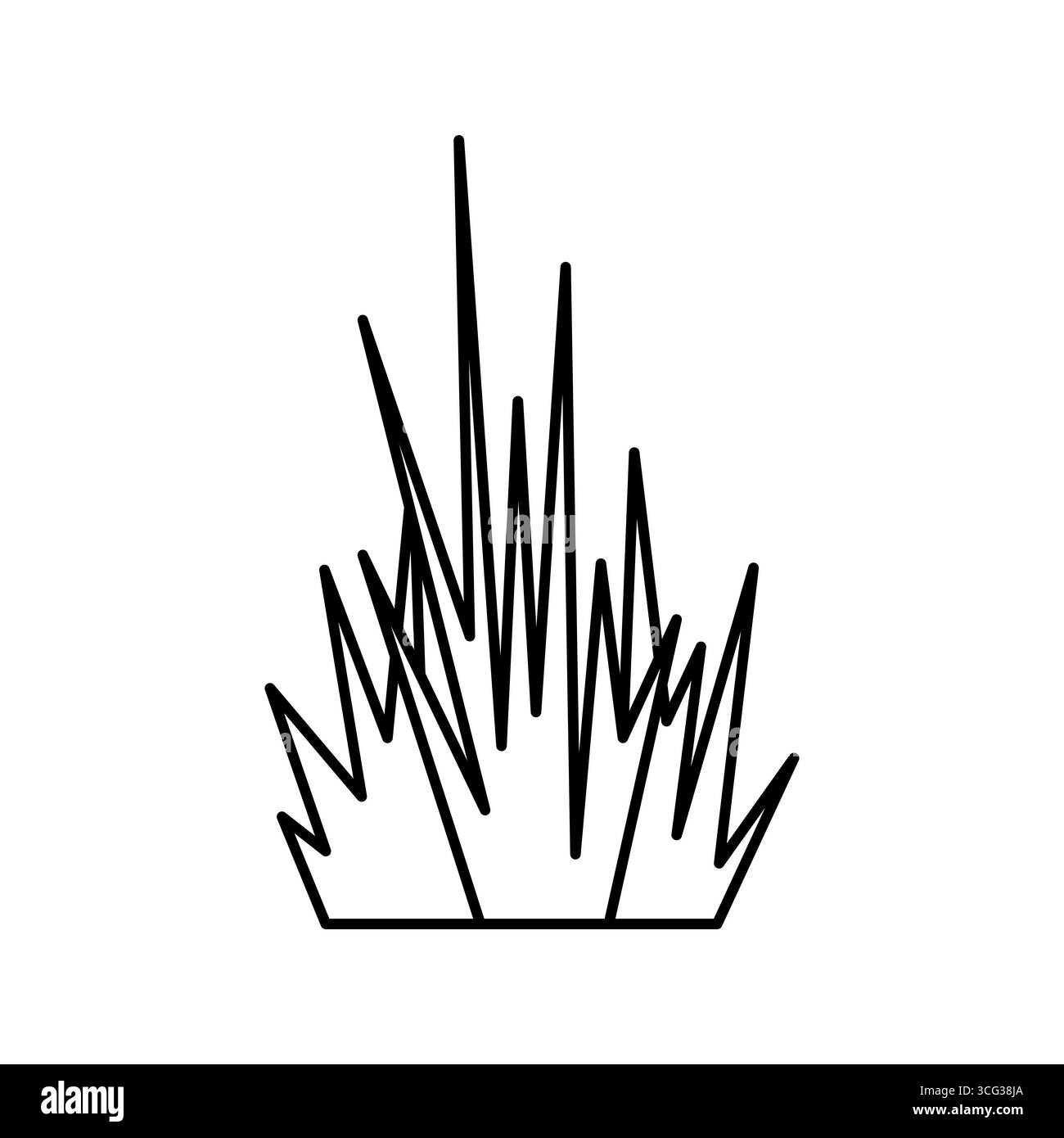 Green grass vector vectors Black and White Stock Photos & Images - Alamy