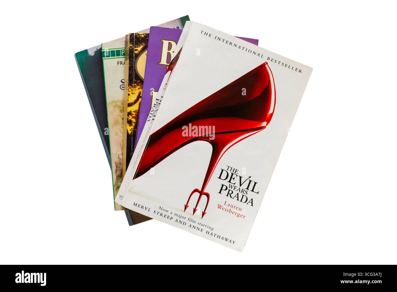 Selection of books with The Devil Wears Prada book by Lauren Weisberger ...