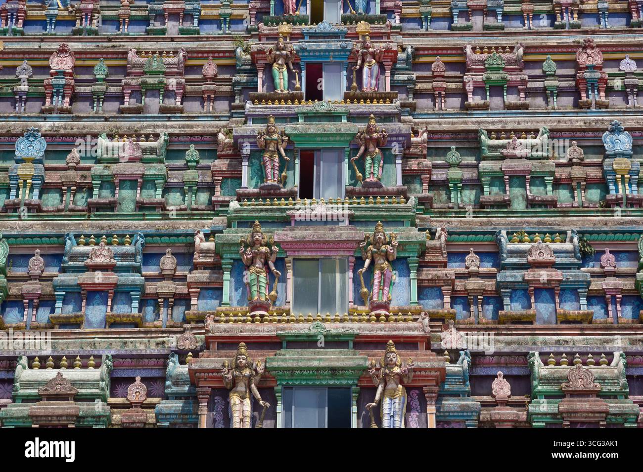 Hindu decorations at the entry of Sri Sringeri Sharada Peetham temple ...