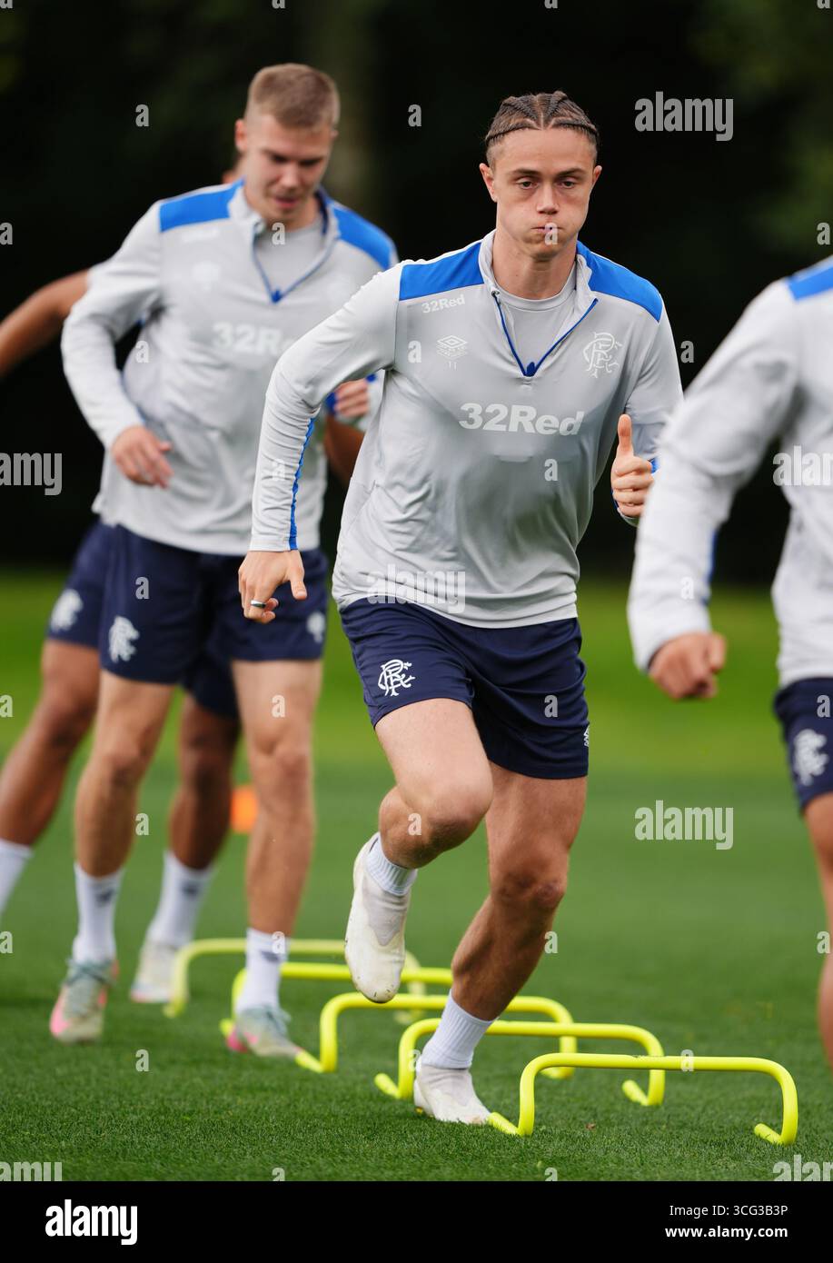 Rangers' Thelo Aasgaard during a training session at Rangers Training ...