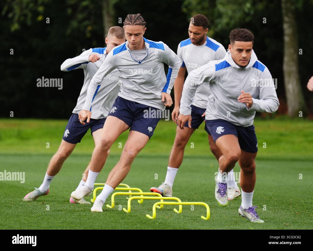 Rangers' Thelo Aasgaard during a training session at Rangers Training ...