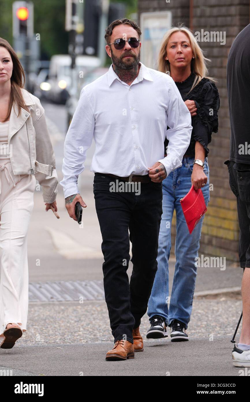 Phillip Curson arrives at Chelmsford Crown Court, Essex, where he is ...