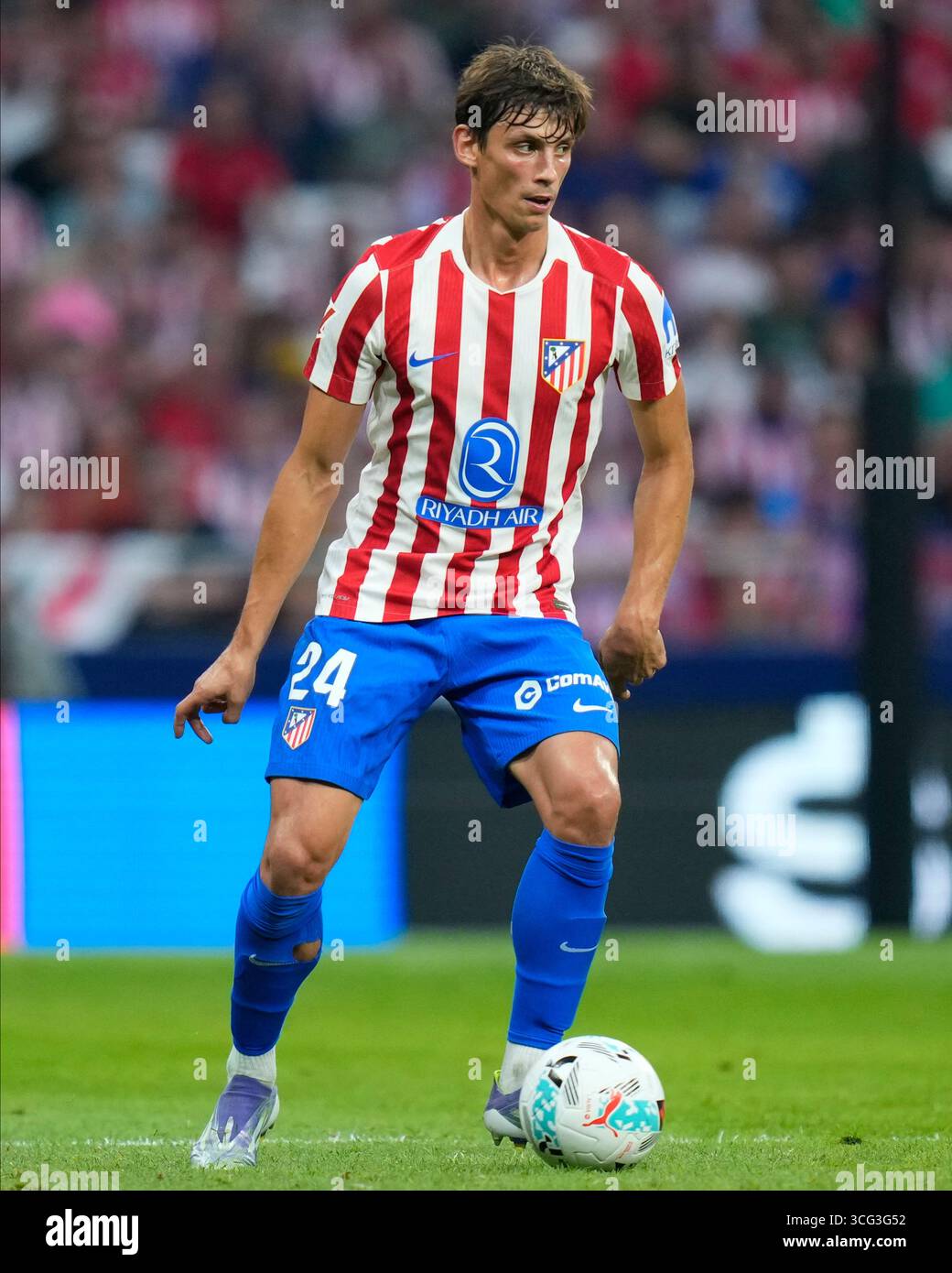 Robin Le Normand of Atletico de Madrid during the La Liga EA Sports ...