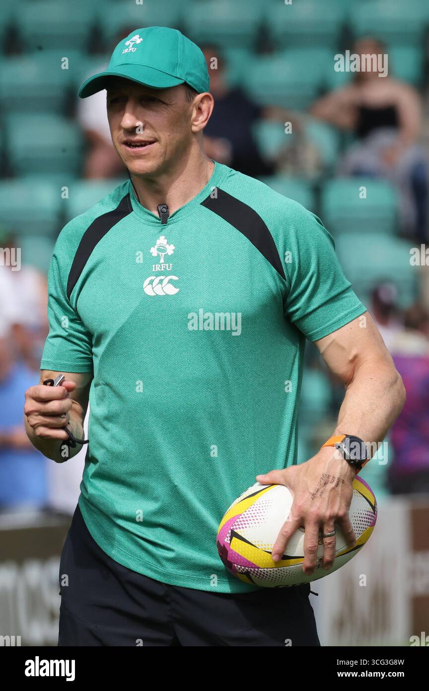 Scott Bemand Head Coach of Ireland during Women’s Rugby World Cup 2025 ...
