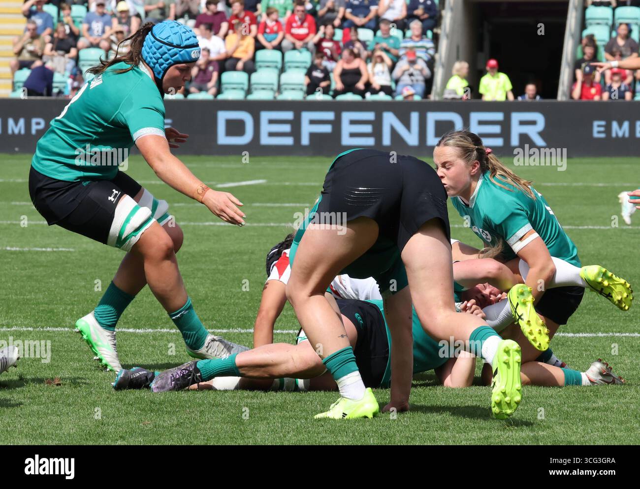 Northampton, UK. 24th Aug, 2025. Ireland's Brittany Hogan (Old ...
