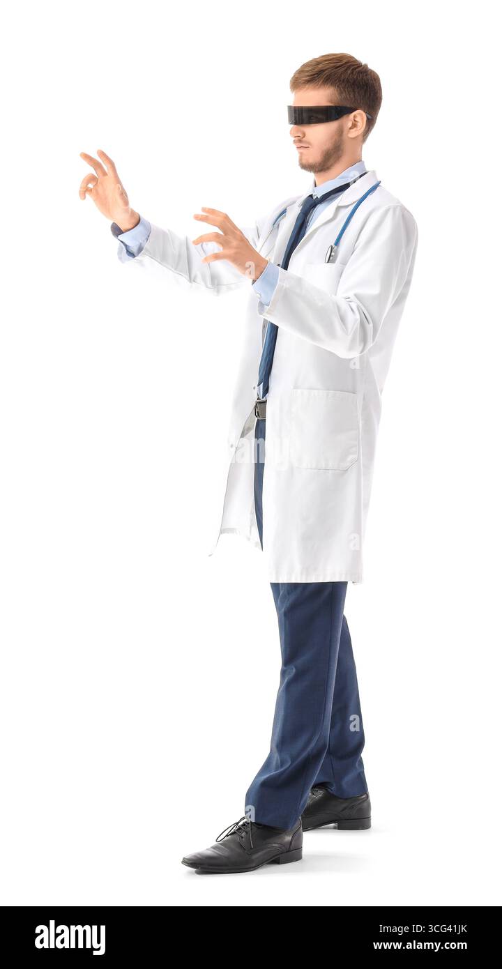 Man virtual assistant Cut Out Stock Images & Pictures - Alamy