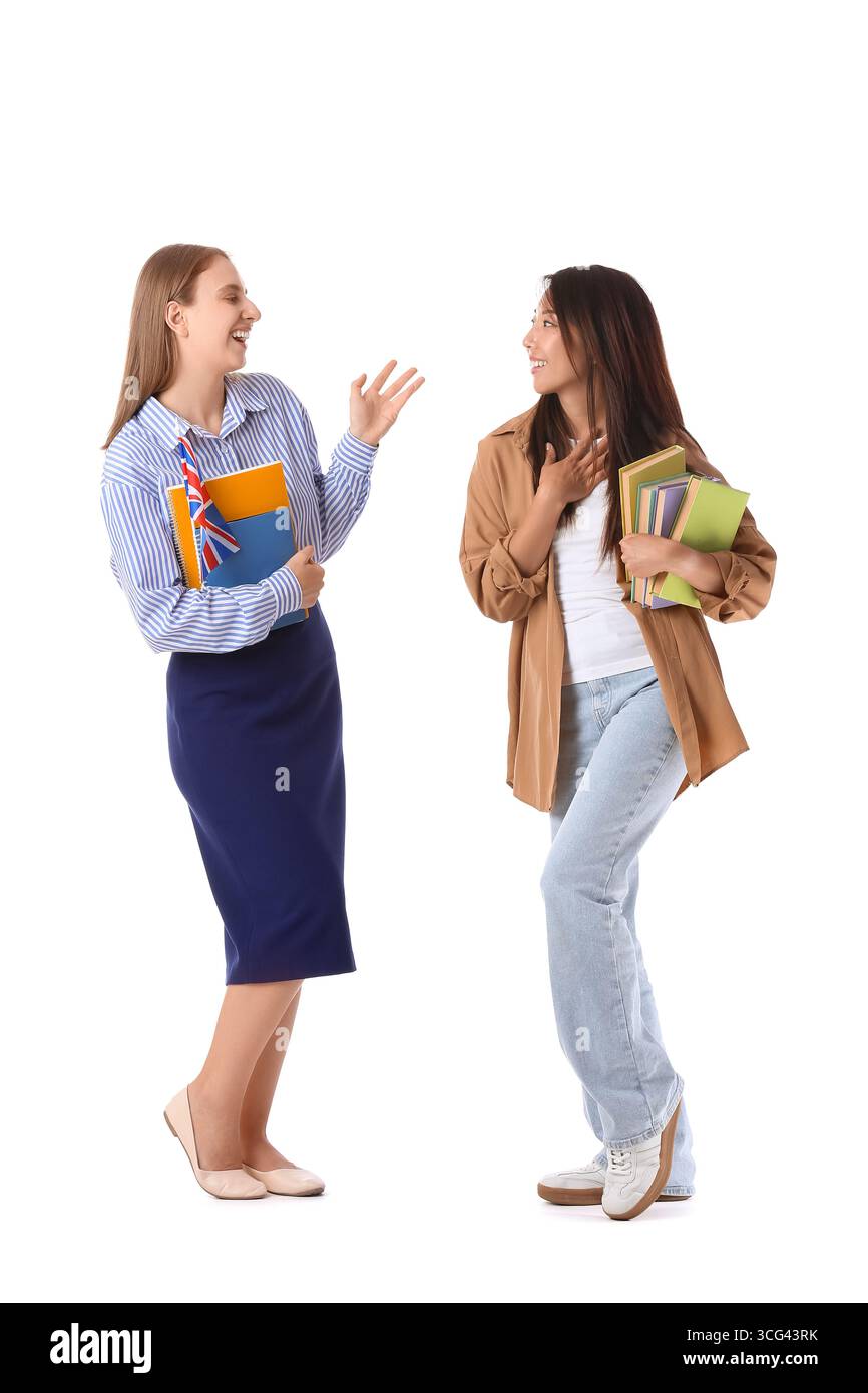 Talking tutor Cut Out Stock Images & Pictures - Alamy