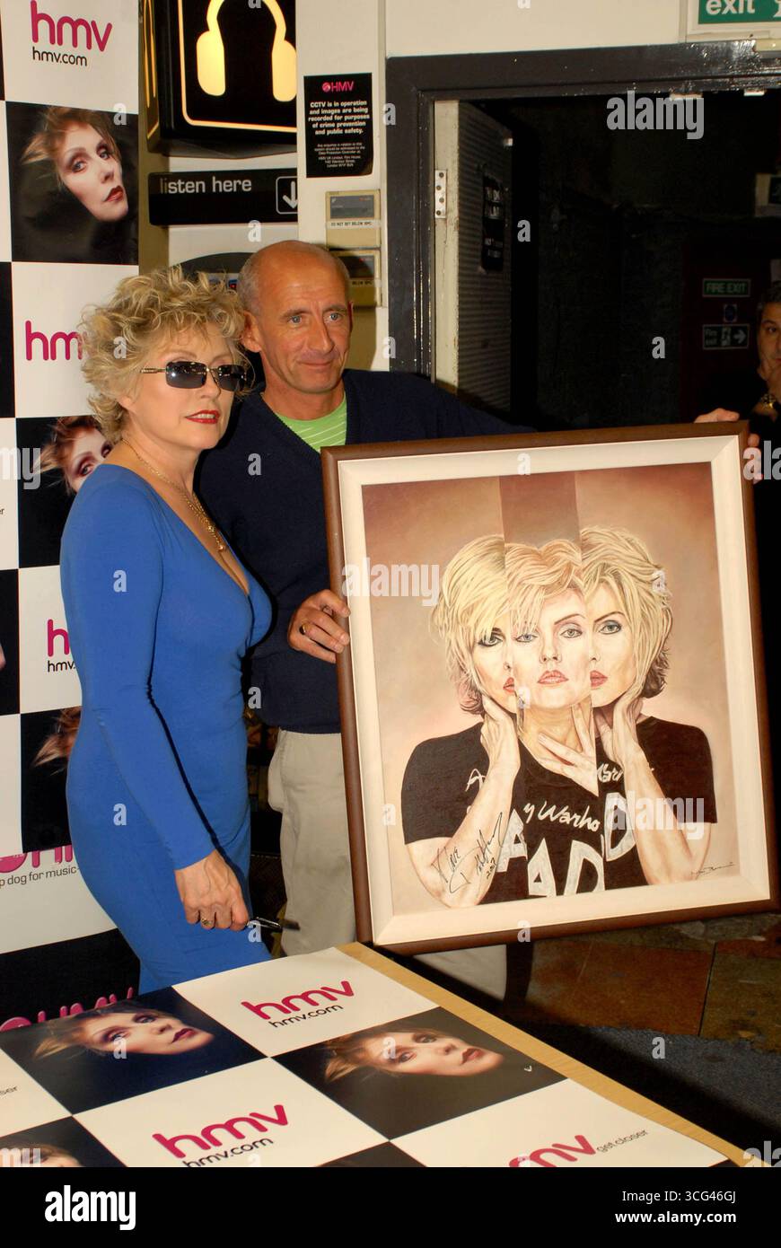 Debbie Harry at her first-ever European signing appearance to promote ...
