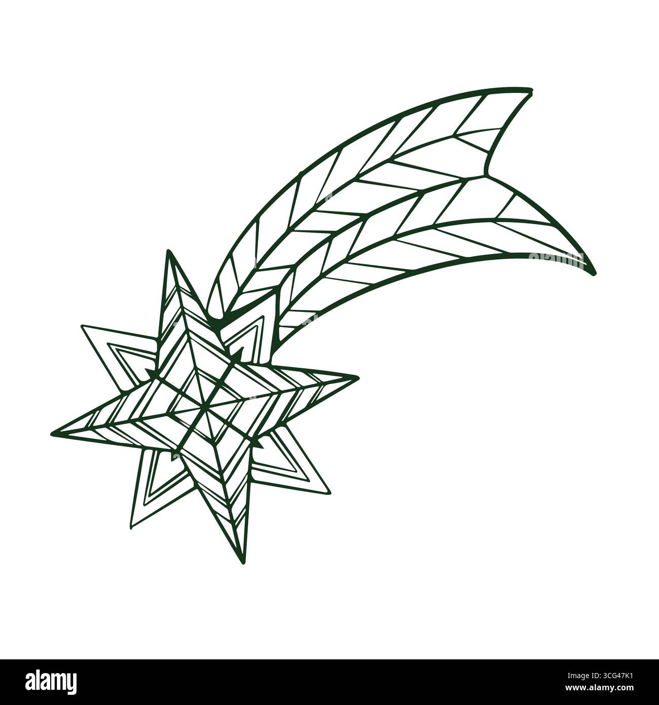 Vintage christmas decoration Stock Vector Images - Alamy