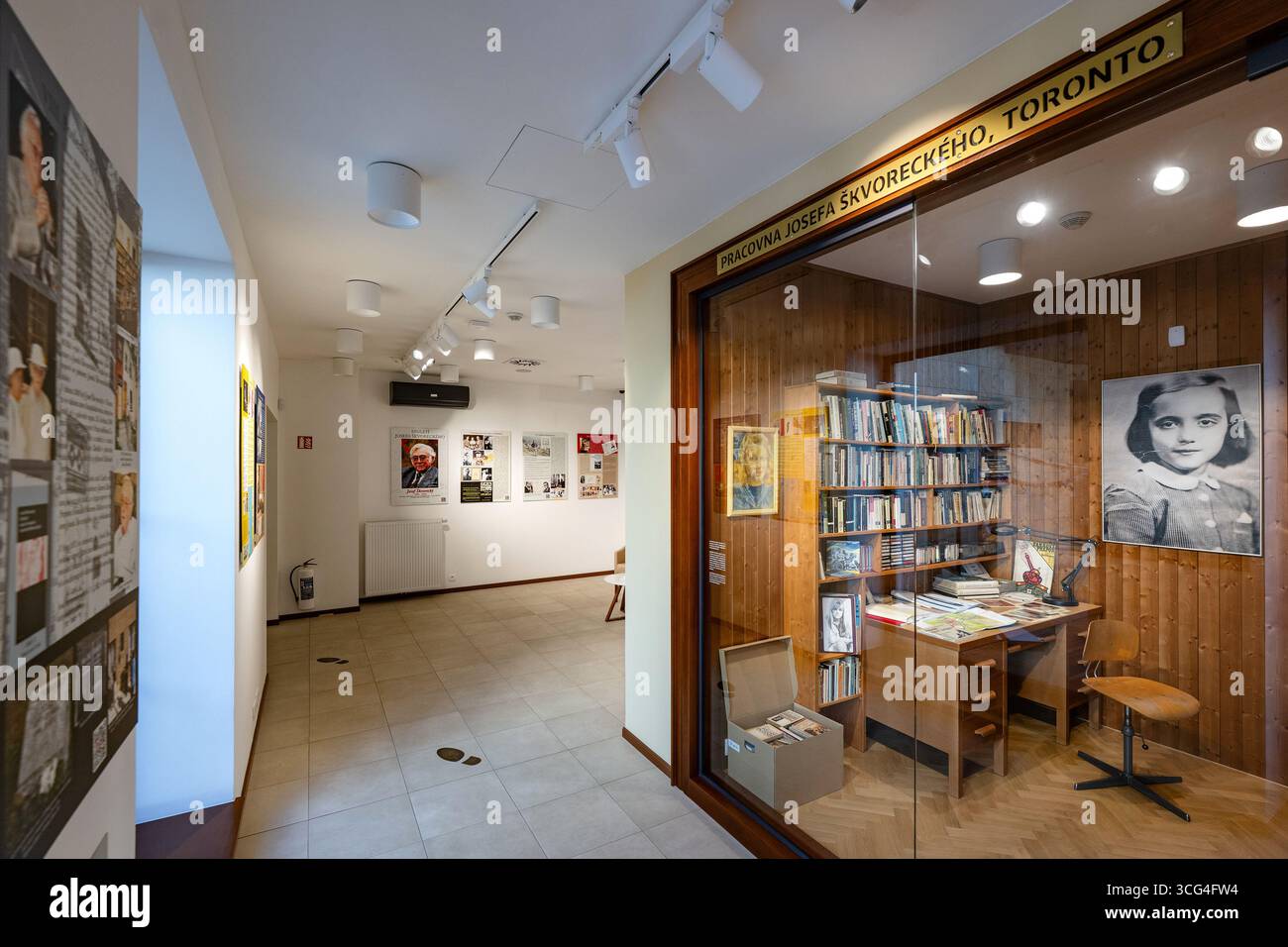 Josef Skvorecky's exhibition at the Nachod Community House, which also ...