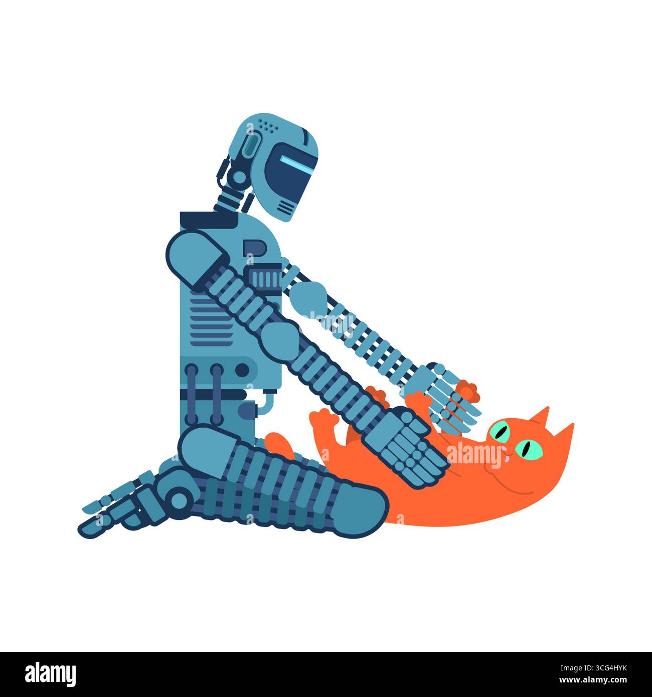 Pet interaction vector vectors Cut Out Stock Images & Pictures - Alamy