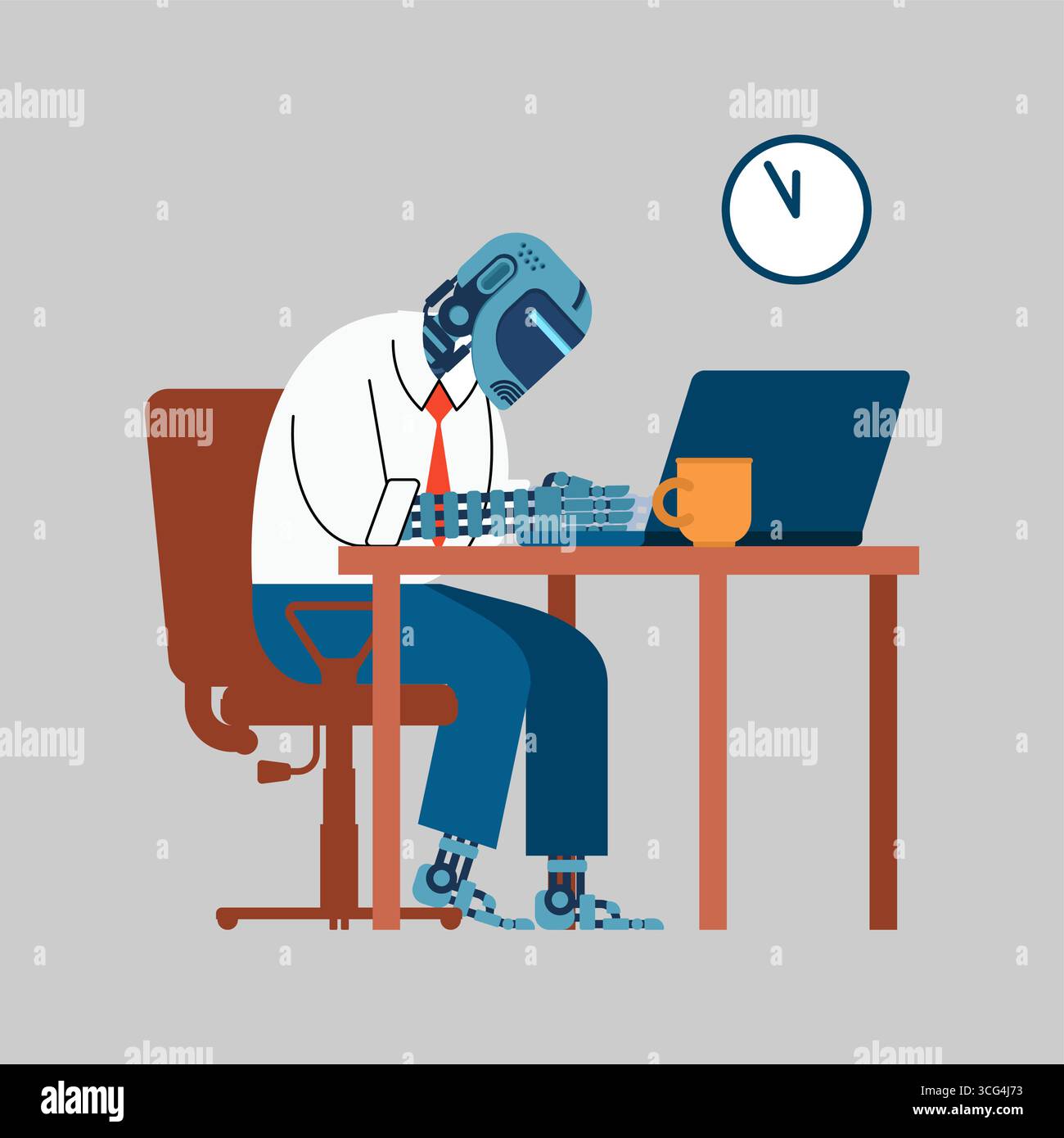 Paperwork automation Stock Vector Images - Alamy