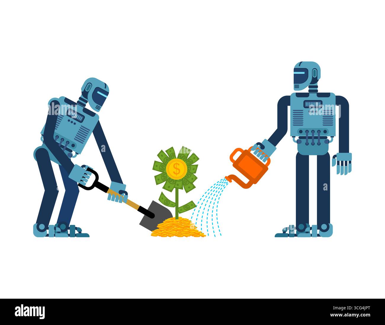 Collaboration cultivation Stock Vector Images - Alamy