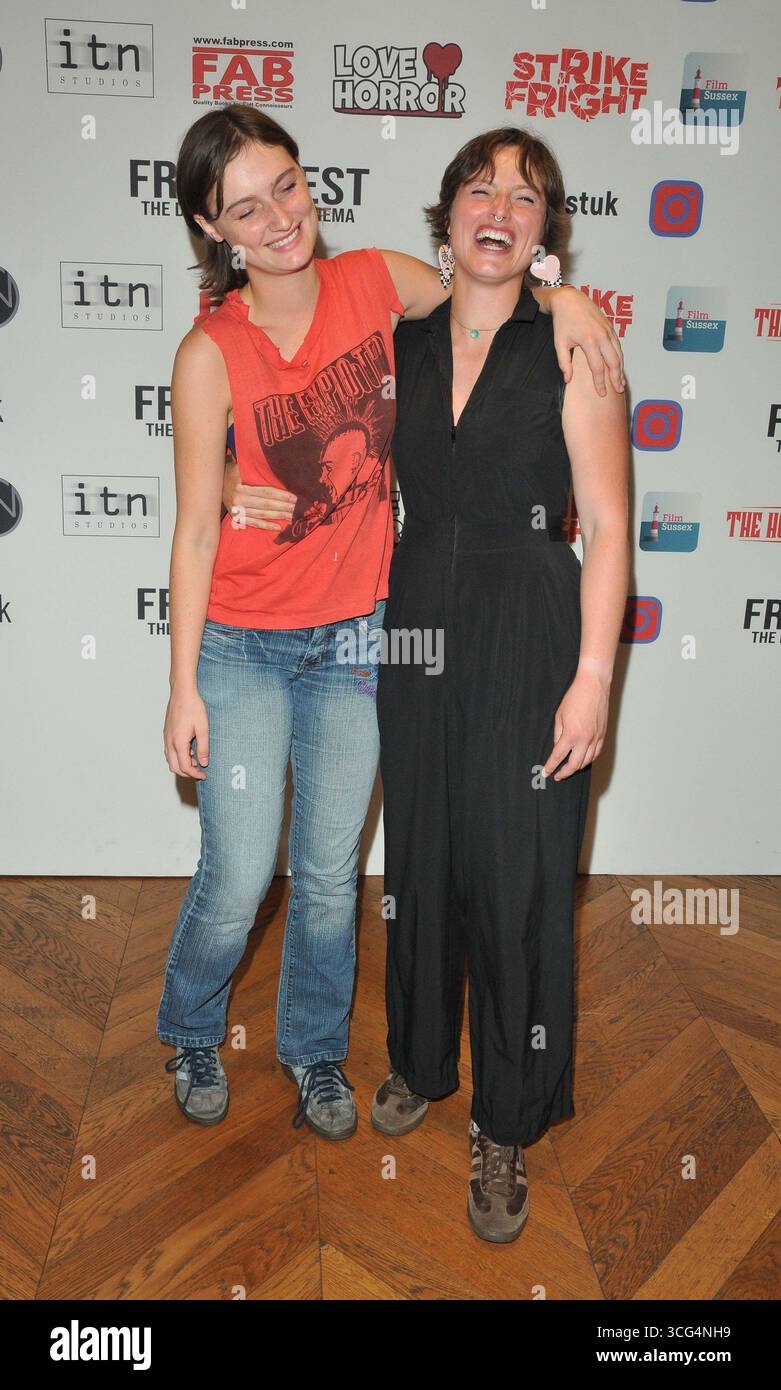 Zelda Adams and Lulu Adams at the "Mother of Flies" FrightFest film ...