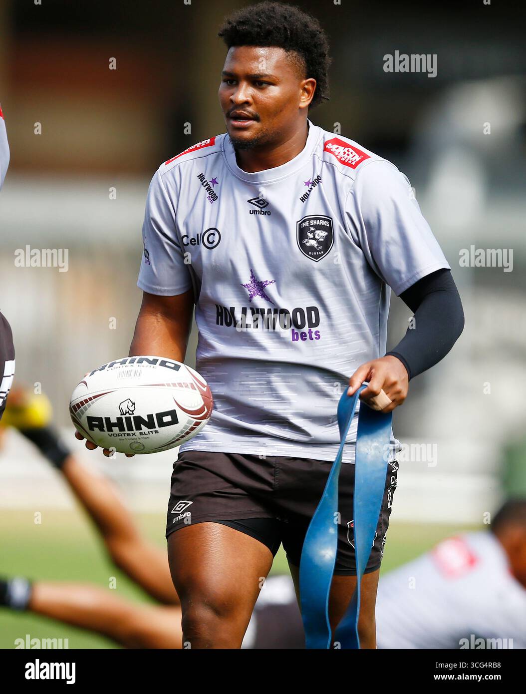 Diego Appollis of the Hollywoodbets Sharks during Hollywoodbets Sharks ...