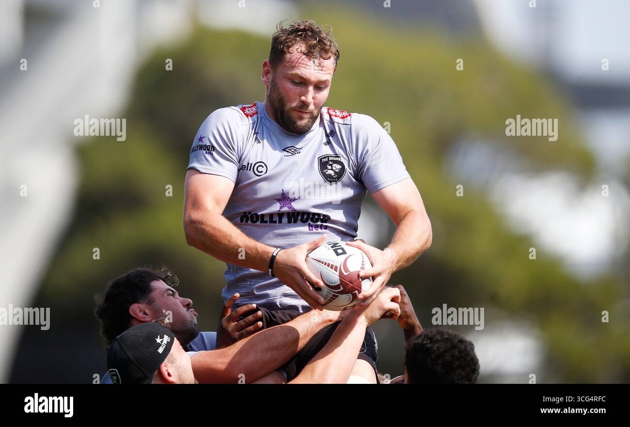 Nick Hatton of the Hollywoodbets Sharks during Hollywoodbets Sharks ...