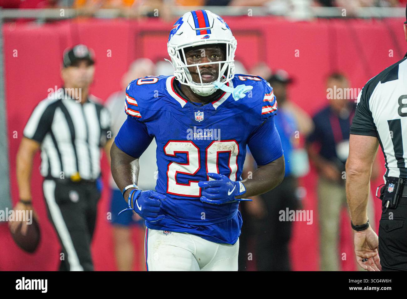 Tampa Bay, Florida, USA, August 23, 2025, Buffalo Bills player Frank ...