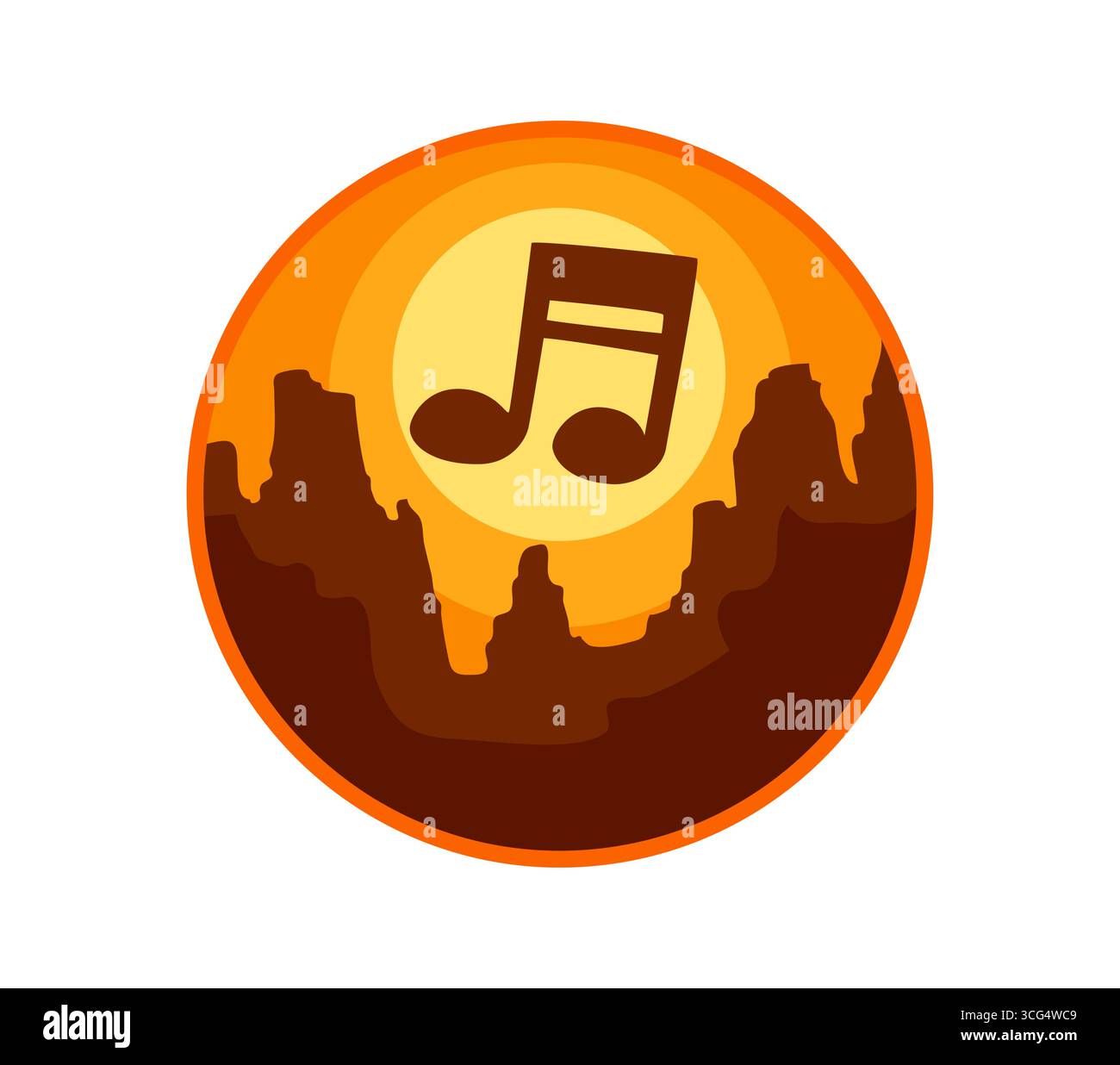 Western and Wild West Y2K groovy sticker. Western country music Y2K ...