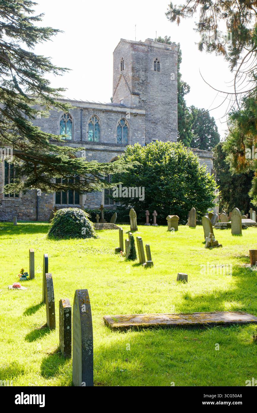 The church of St Mary's at Dewhurst in Gloucestershire Stock Photo - Alamy