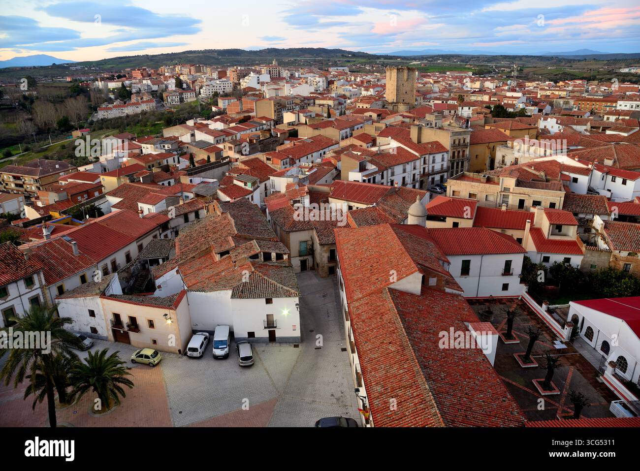 Coria castle tower hi-res stock photography and images - Alamy