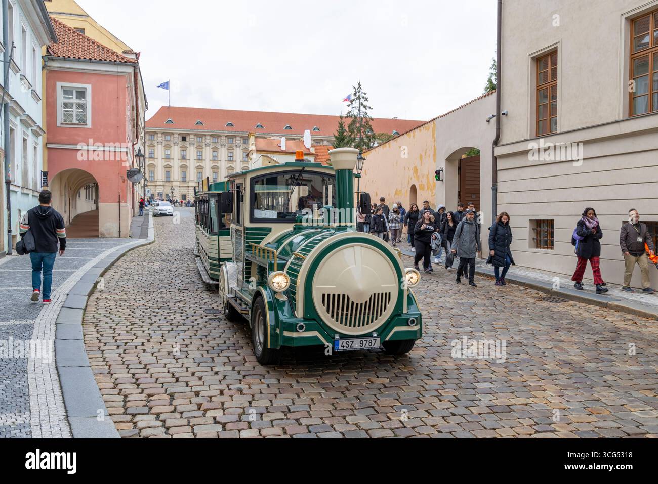 Prague, castle area district in Mala Strana, Ekoexpres sightseeing road ...