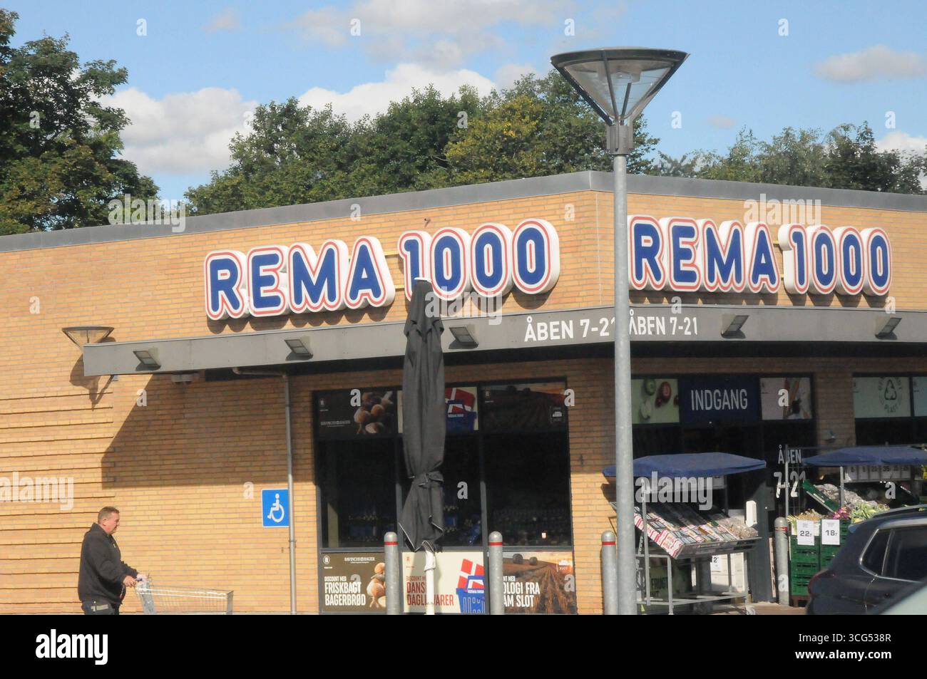 Copenhagen/ Denmark/26 august 2025/Rema 1000 chain grocery store in ...