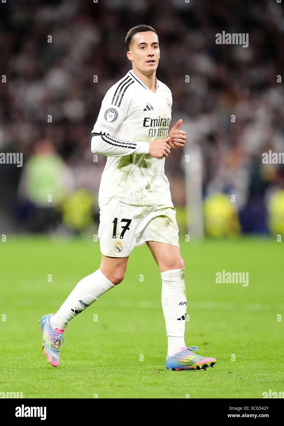 File photo dated 16-04-2025 of Real Madrid's Lucas Vazquez. Bayer ...