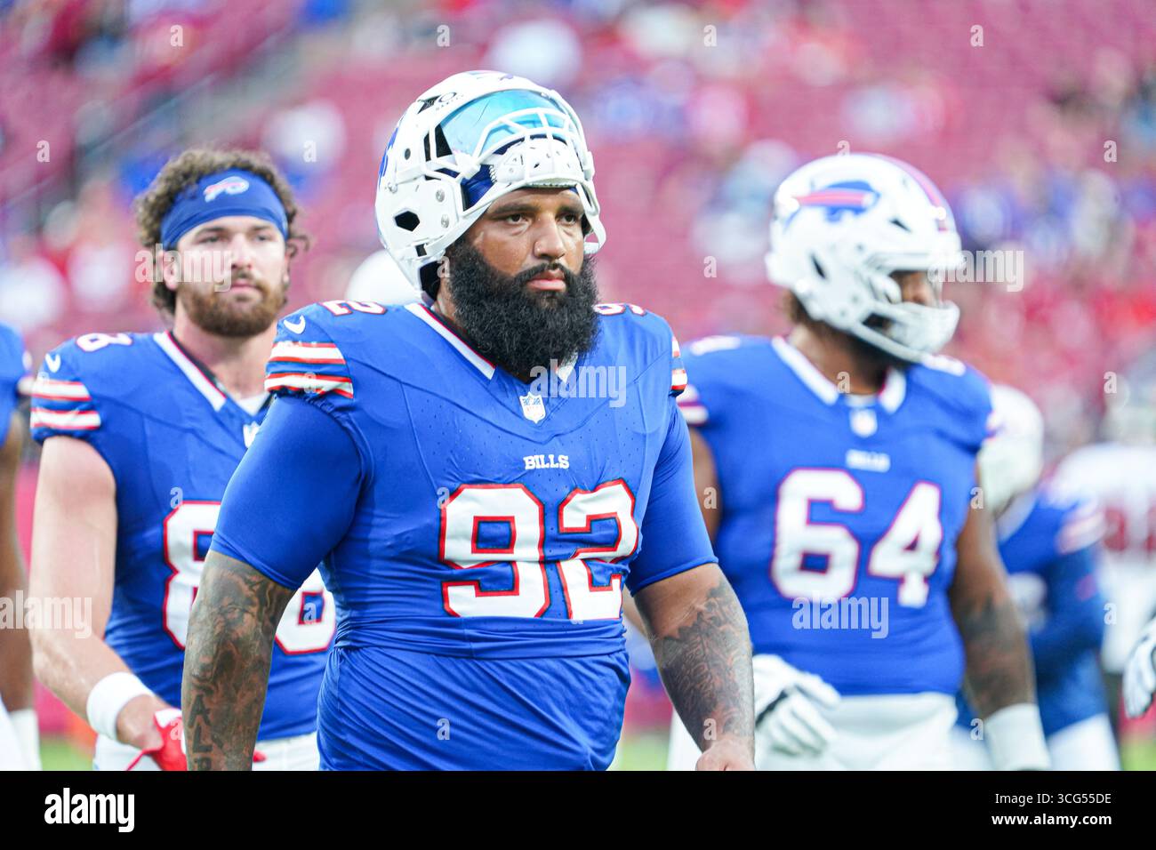 Tampa Bay, Florida, USA, August 23, 2025, Buffalo Bills player DaQuan ...