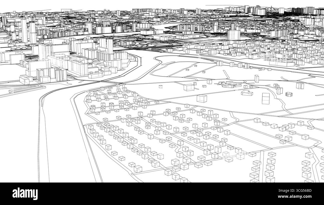 City map grid Cut Out Stock Images & Pictures - Alamy