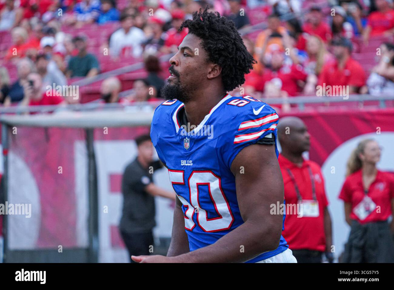 Tampa Bay, Florida, USA, August 23, 2025, Buffalo Bills player Greg ...
