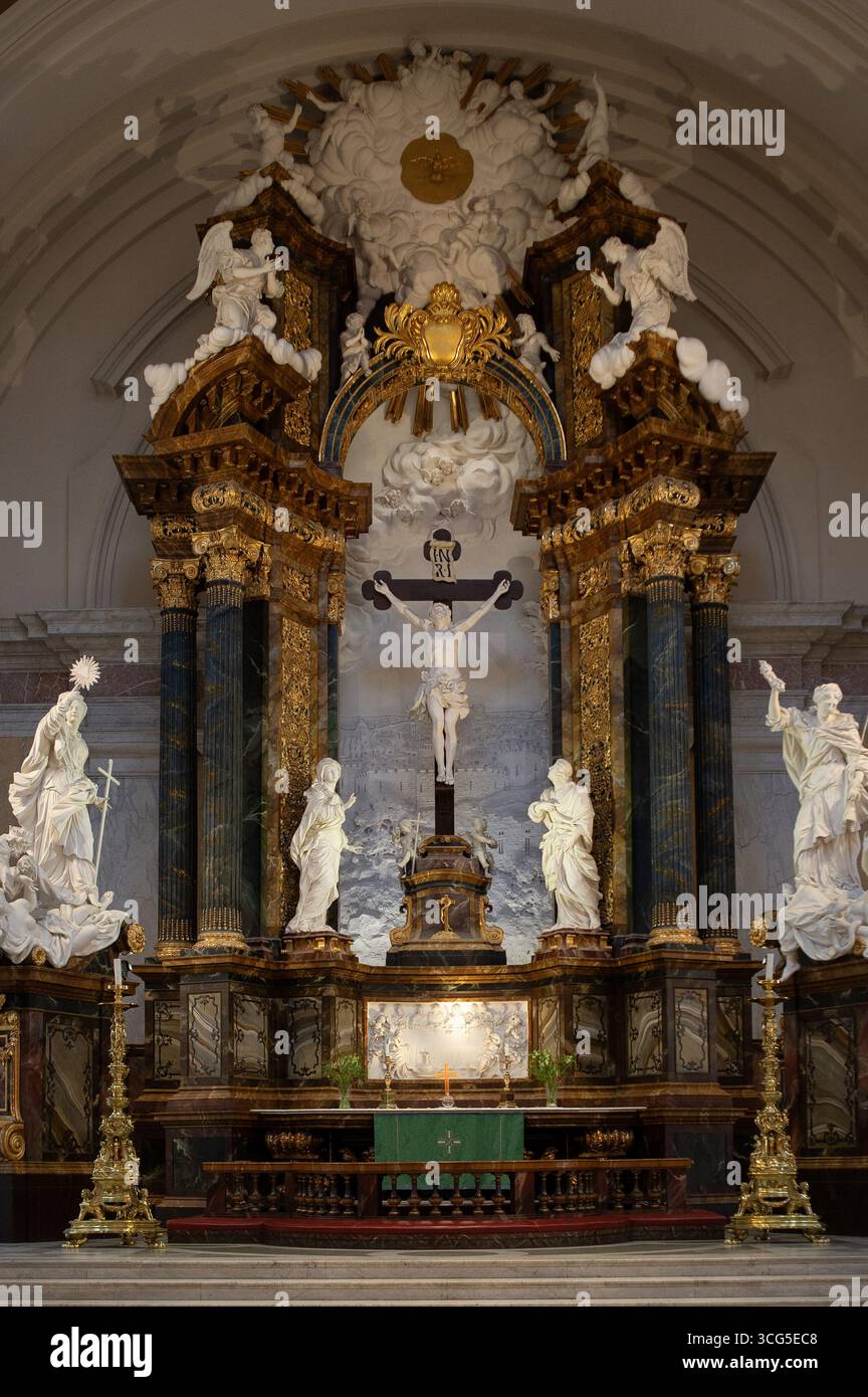 View of the Gustav Vasa Church, a Lutheran church, built in 1906, in ...